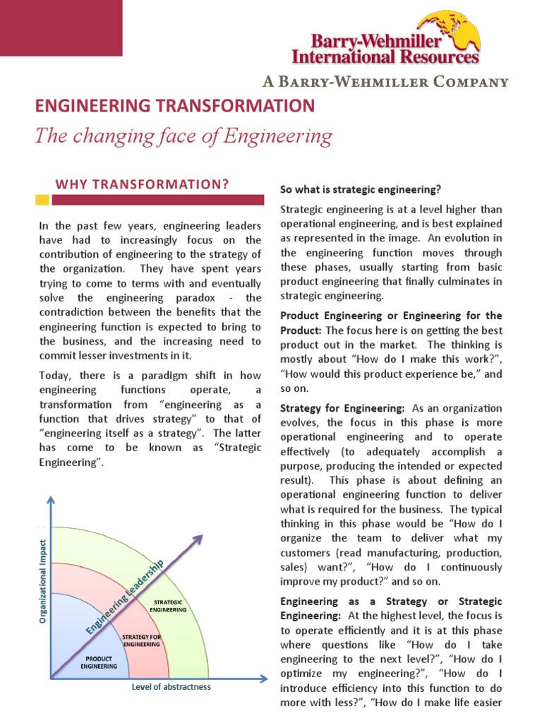 Strategic Engineering Transformation Insights | PDF | Strategic ...