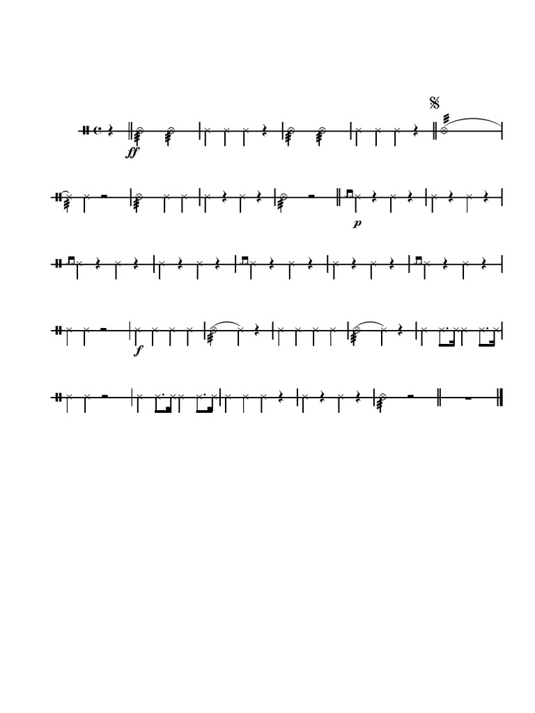 Finale 2005 - [019 Snare Drum | PDF
