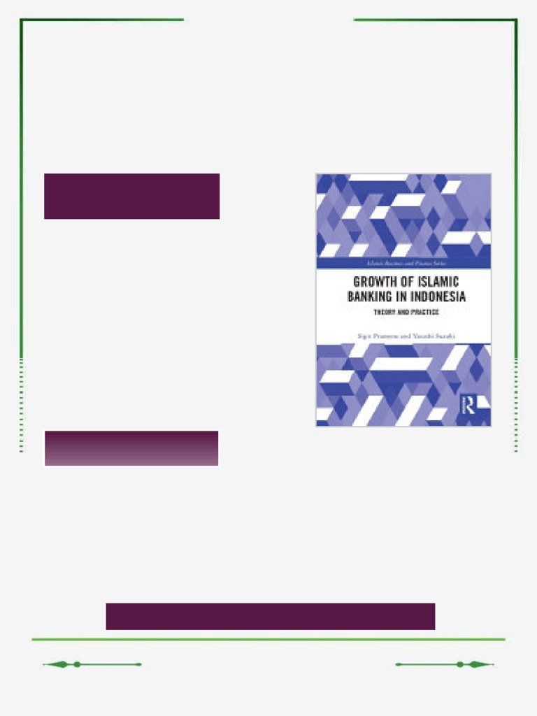 The Growth of Islamic Banking in Indonesia Theory and Practice 1st ...