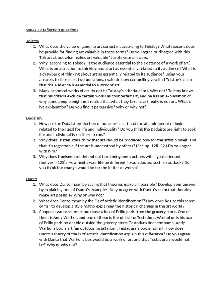 Week 12 Reflection Questions | PDF | Cognition