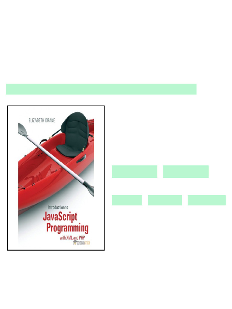 Solution Manual for Introduction to JavaScript Programming with XML and PHP : 0133068307 ...