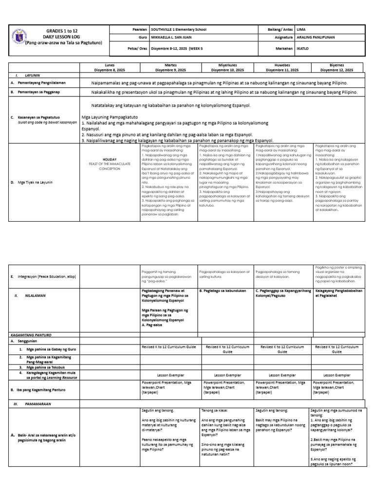 G5.AP-DLL-Q3-W5-1 | PDF