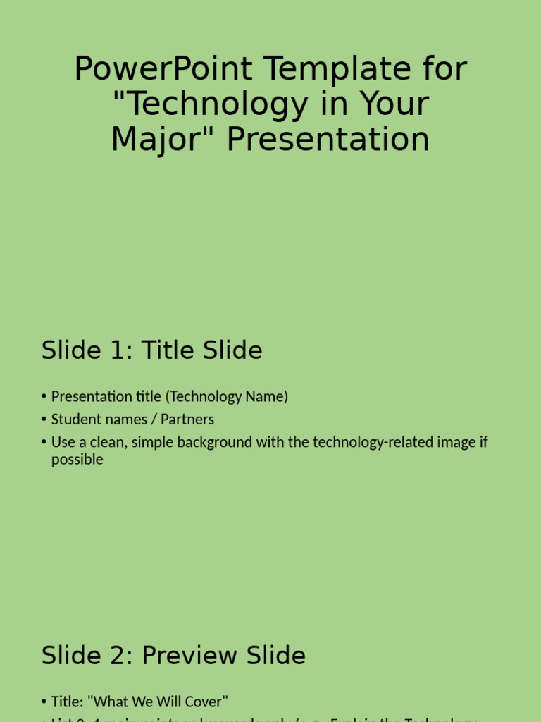 Presentation 1- PowerPoint Template | PDF