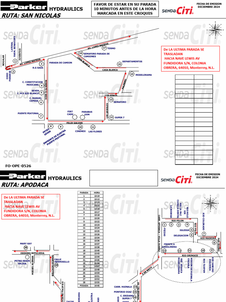 Croquis Parker Posada 2024 | PDF