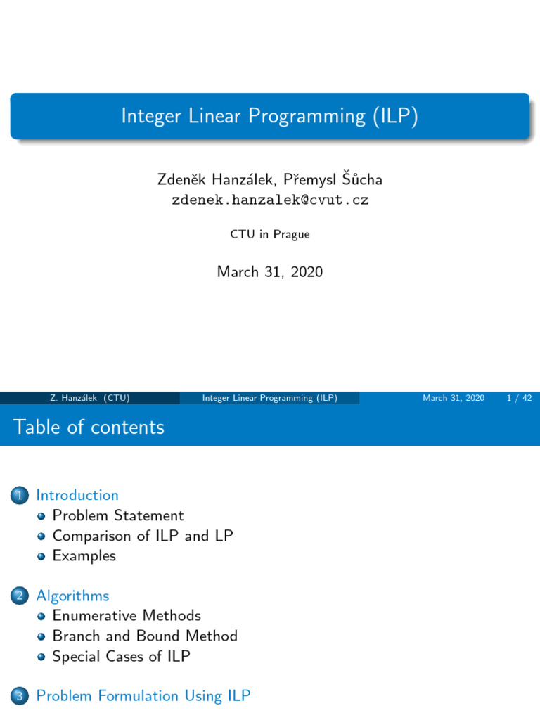 ILP_e | PDF | Linear Programming | Mathematics