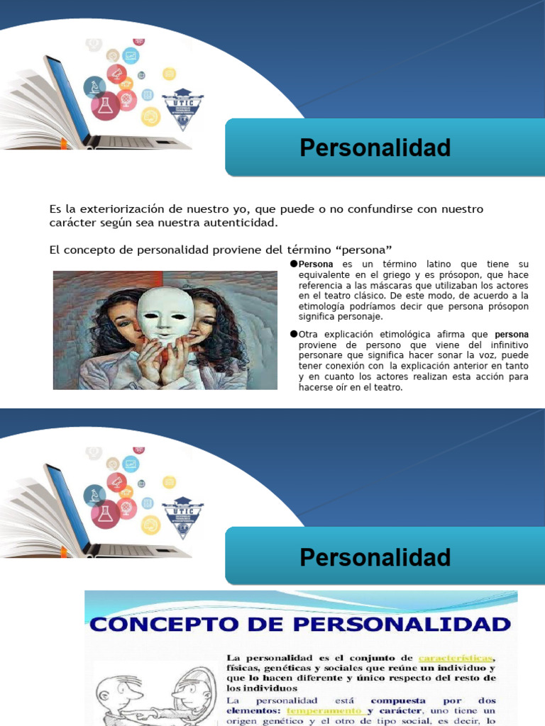 Temperamento, Carácter, Personalidad Clase 4 | PDF | Temperamento ...