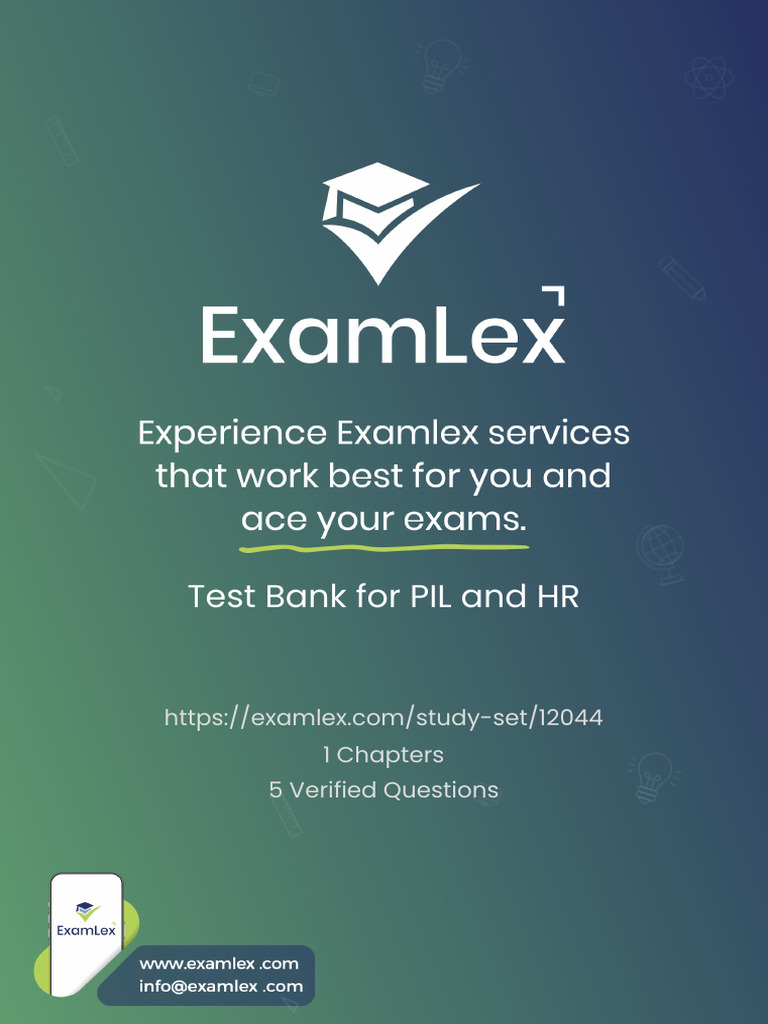 Test Bank for PIL and HR | PDF