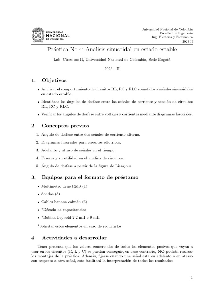 Práctica_4 (1) | PDF | Red eléctrica | Inductor