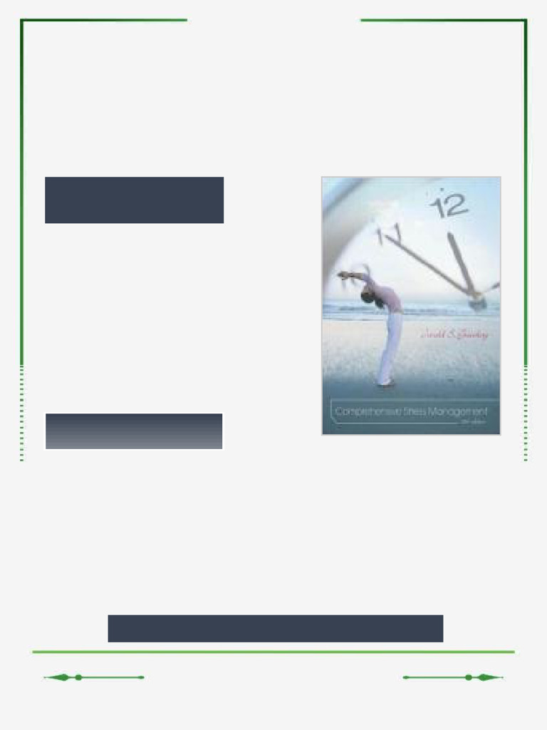 Comprehensive Stress Management 10th Edition Jerrold Greenberg ebook ...