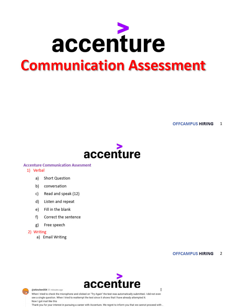 Accenture Interview | PDF