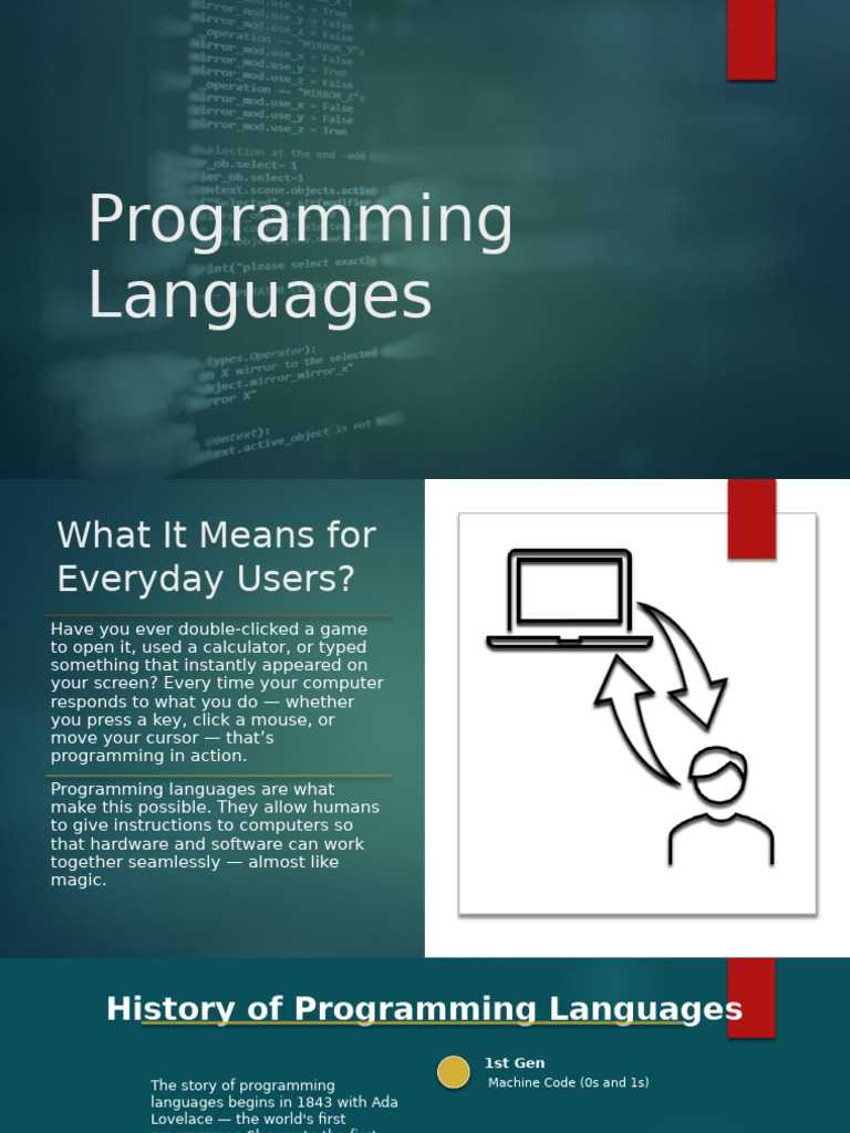 Programming Languages | PDF | Computer Programming | Programming Language