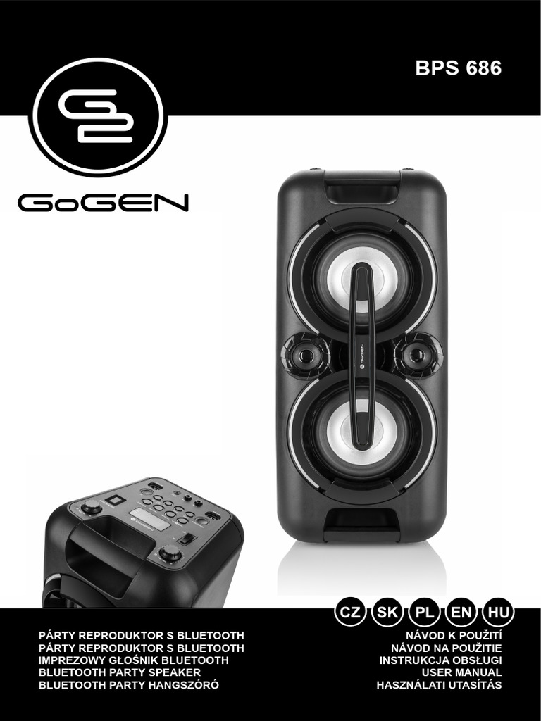 GoGEN BPS 686 Speaker | PDF