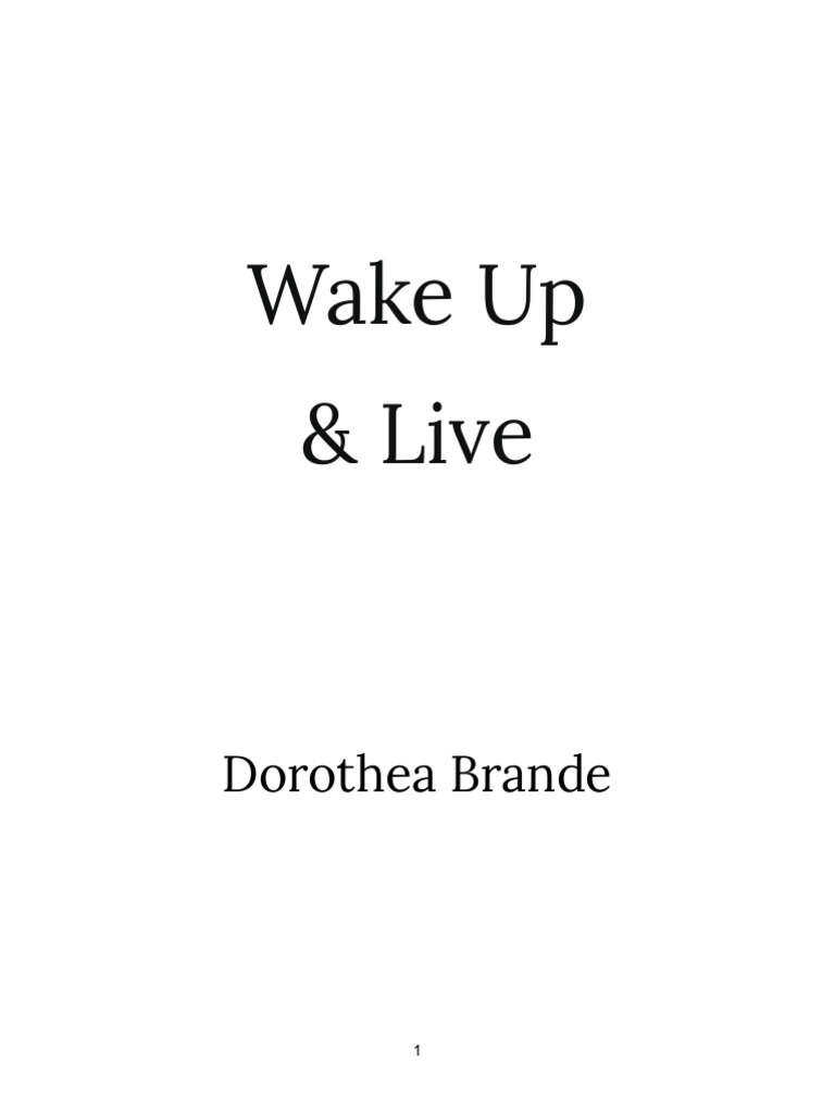 Wake Up and Live - Hinglish | PDF