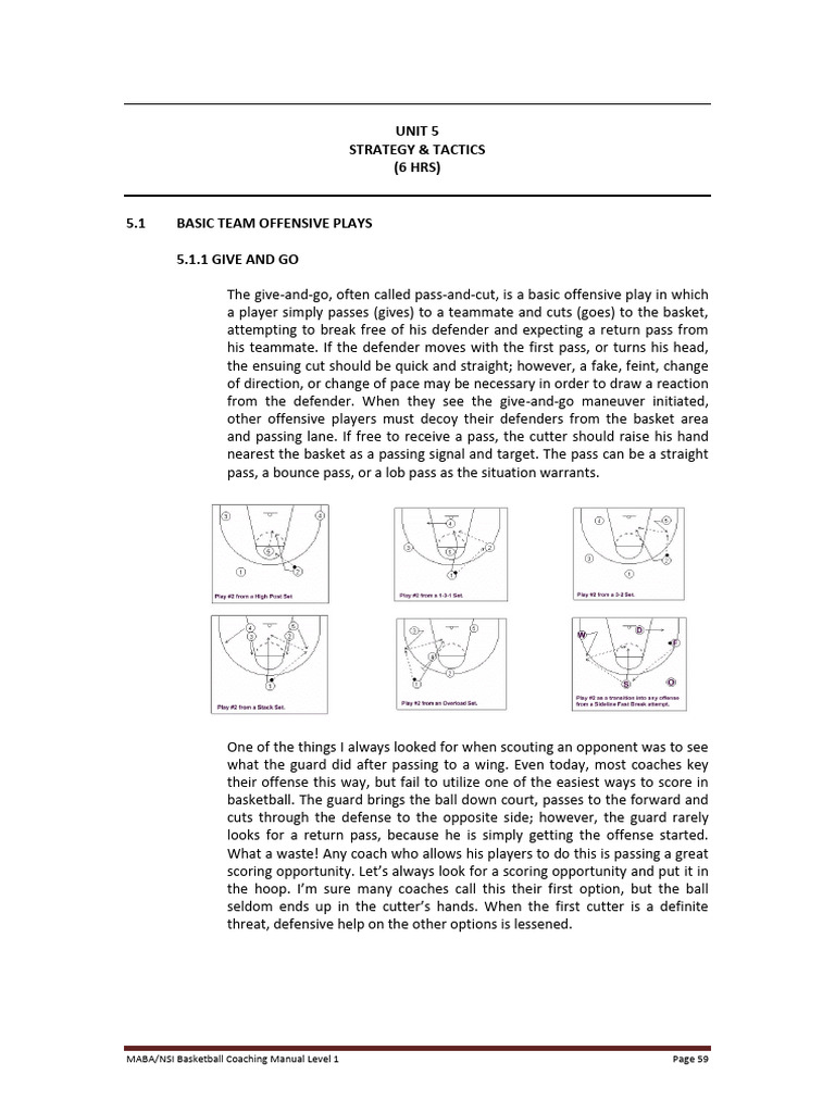 Basketball Coaching Strategies Manual | PDF | Basketball Positions ...