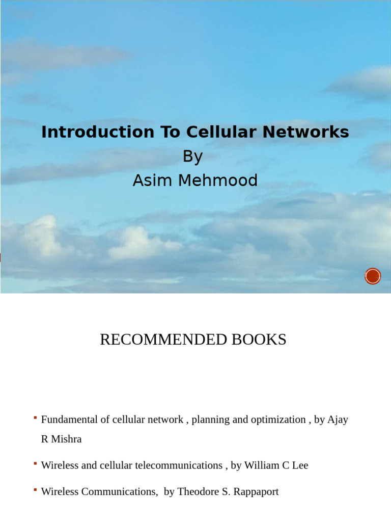 Cellular Networks: Overview & Evolution | PDF | Wireless | Cellular Network