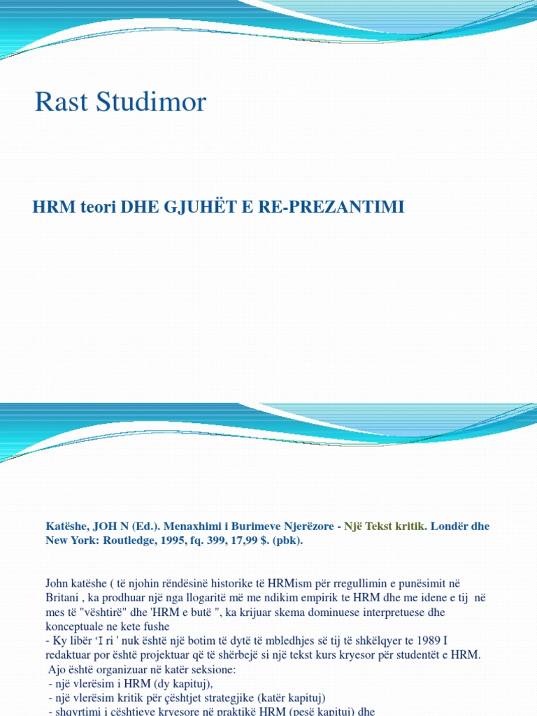 Rast Studimi B.nj. | PDF