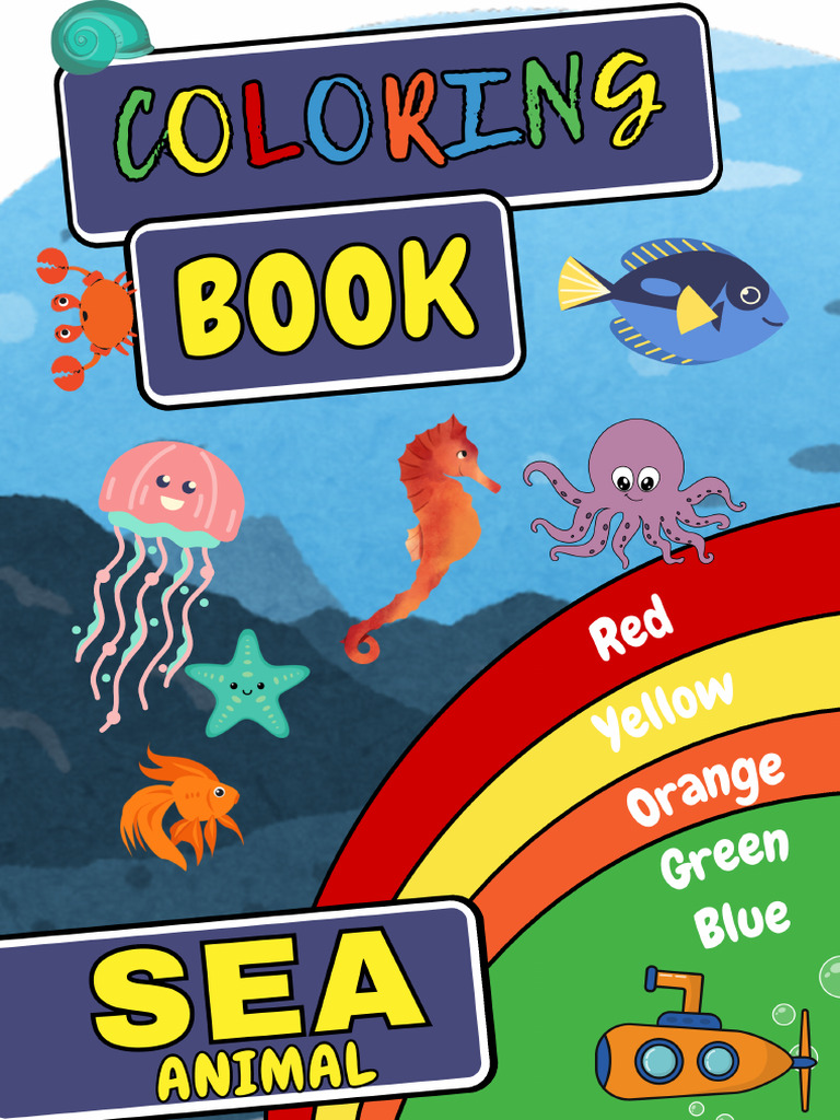 Sea Animals Coloring | PDF