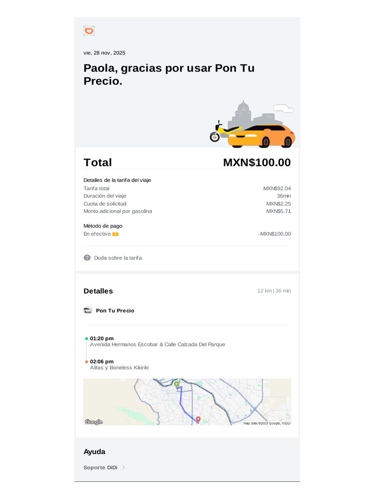 DiDi – Recibo - 3 | PDF