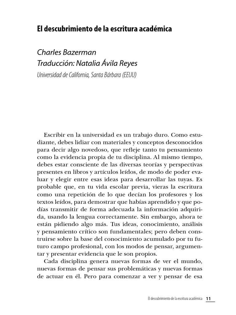 Baz Erman | PDF | Pensamiento | Conocimiento