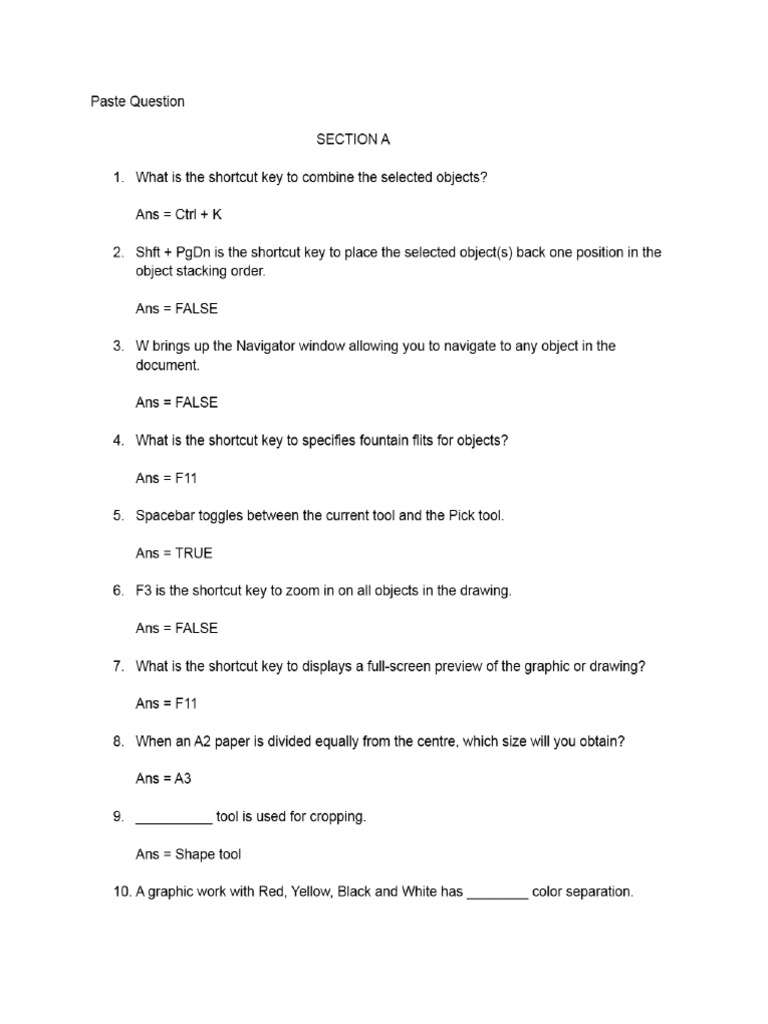 COM 215 Computer Application Package II | PDF