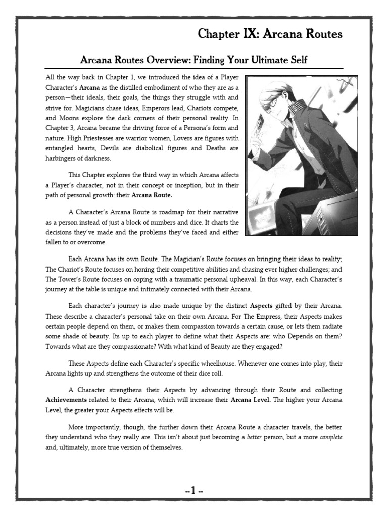 09 Arcana Routes 2Content+Routes 1.0 Final Draft | PDF | Justice ...