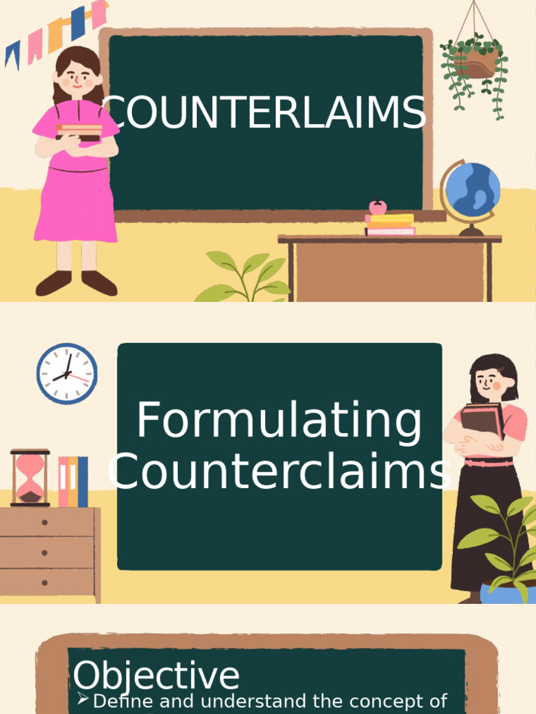 Counter Claim Reading Writing | PDF | Argument | Logic
