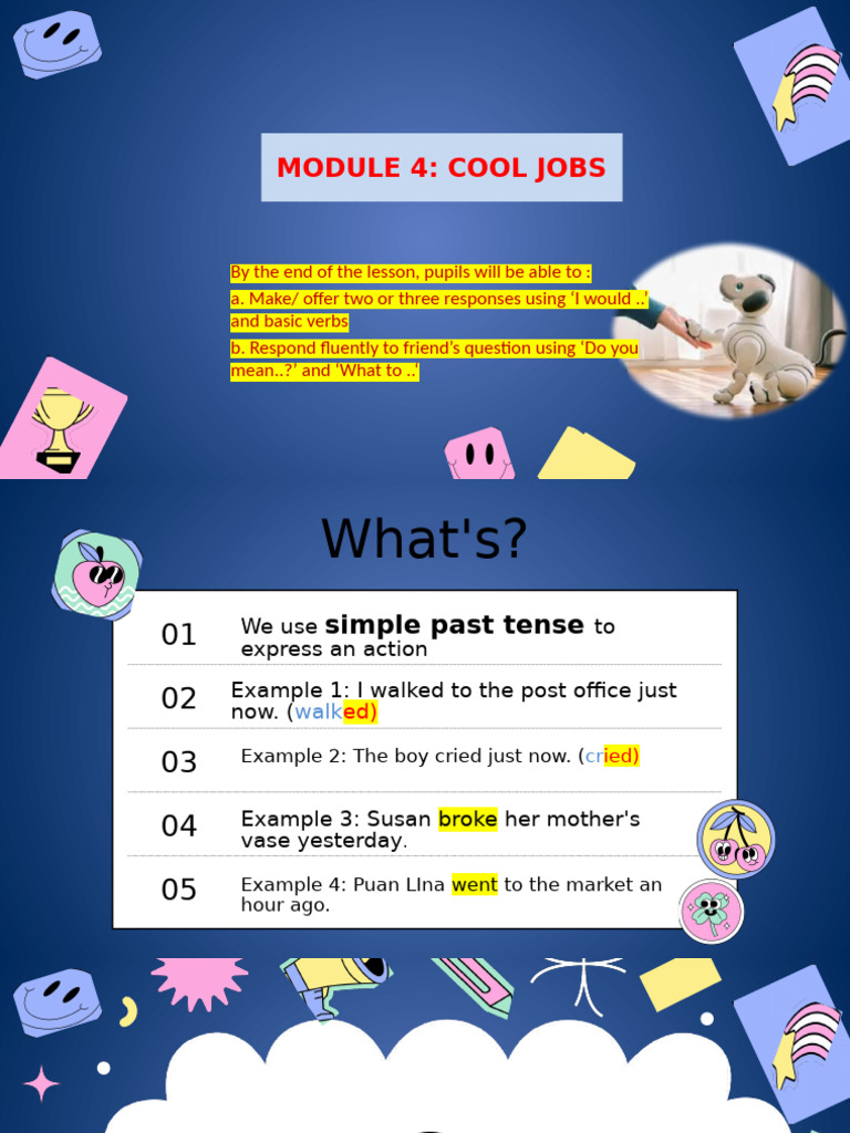 Cool Jobs: Learning English Responses | PDF