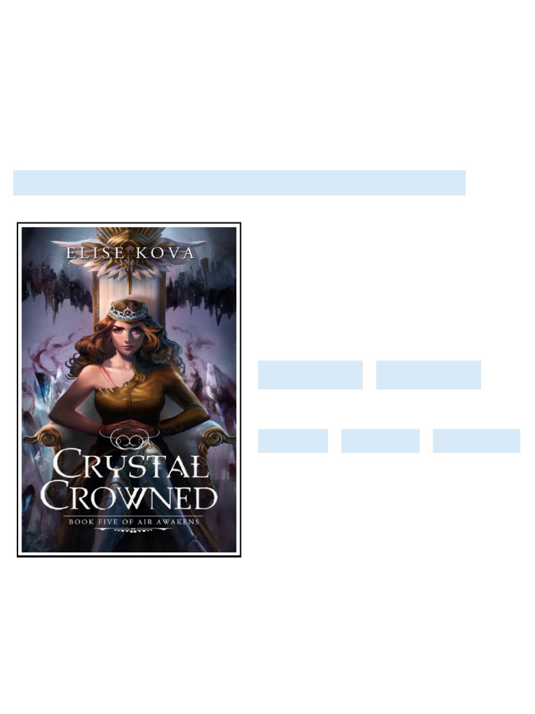 Crystal Crowned Arc Elise Kova Kova Elise full ebook access | PDF