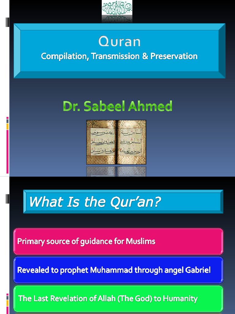quran_compilation_transmission_preservation_2003_1196929859374493 | PDF ...