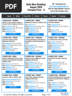May 2026 Daily Mass Readings | PDF | Easter | Workweek And Weekend