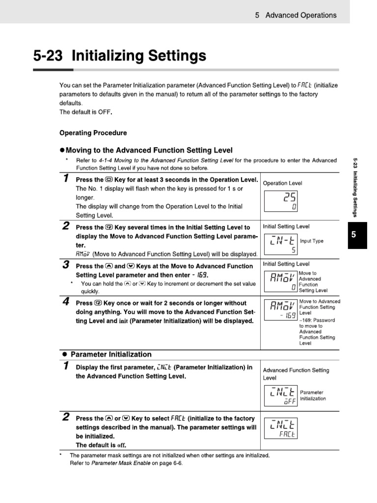 Pid Factory Reset | PDF