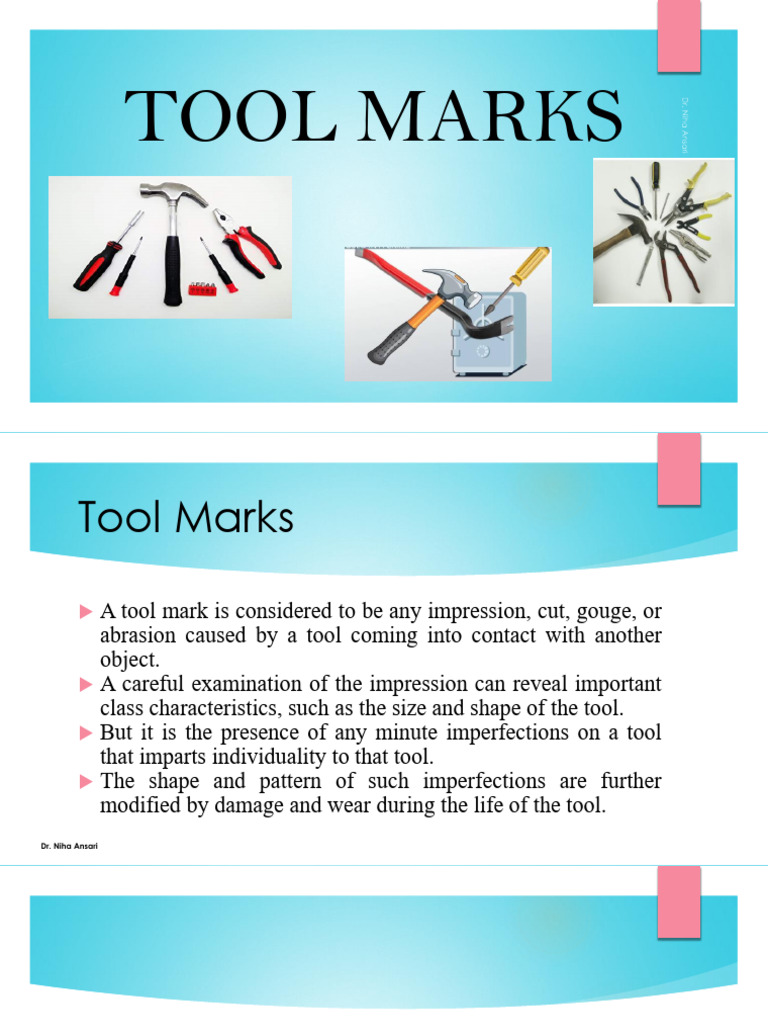 Tool Marks | PDF | Tools | Blade