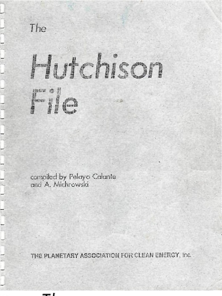 Hutchison Effect Report | PDF | Inductor | Electromagnetism