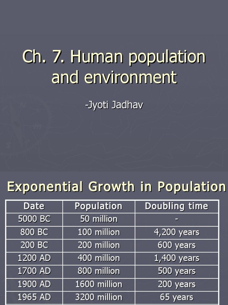 Human Population and Environmental Impact | PDF | Economic Growth ...