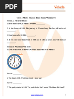Time Reasoning Questions Worksheet | PDF