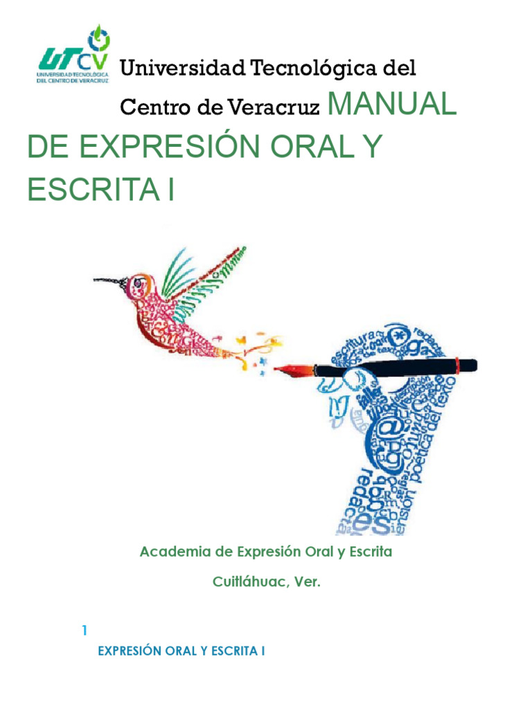 Manual EOE I (Plan de Estudio Actual) | PDF | Verbo | Sustantivo
