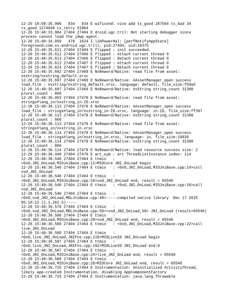 Log | PDF | Computer Engineering | Software Development