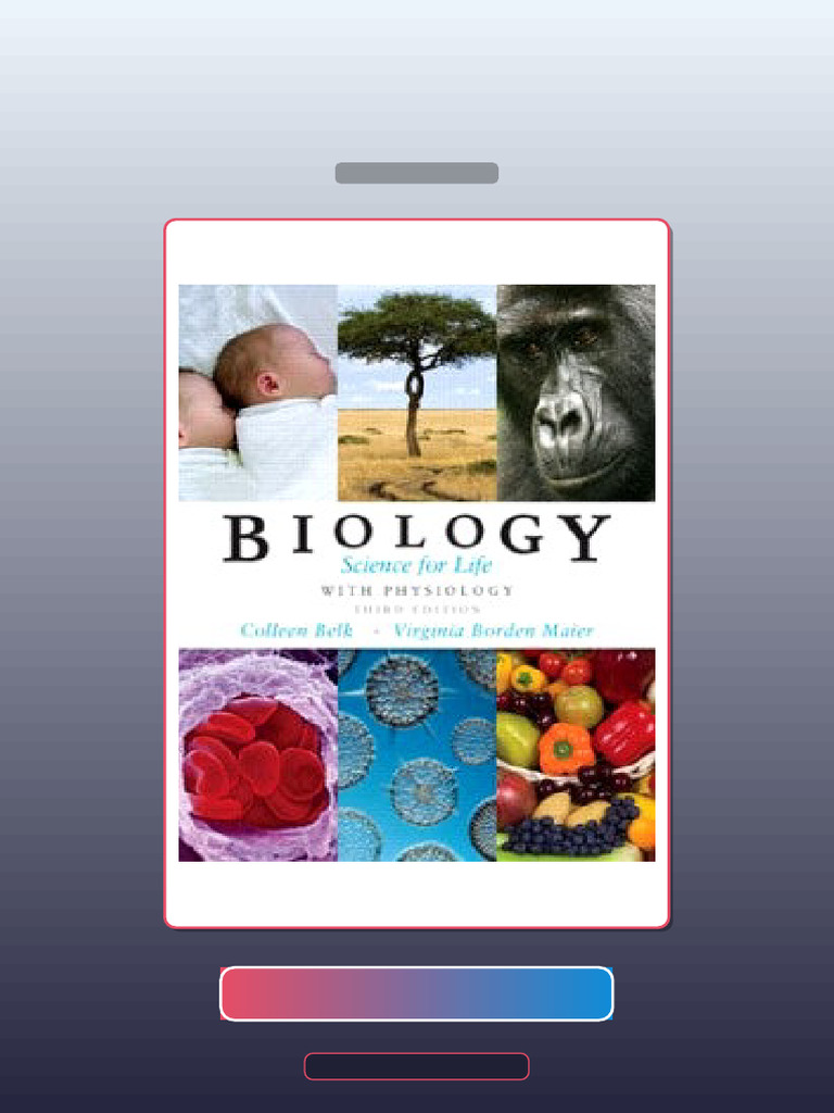 Test Bank for Biology Science for Life With Physiology 3rd Edition Belk ...