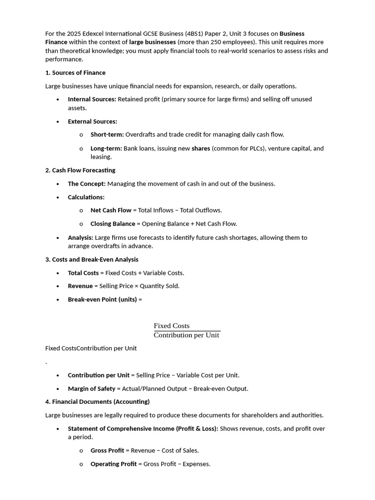 UNIT 3 | PDF | Equity (Finance) | Interest