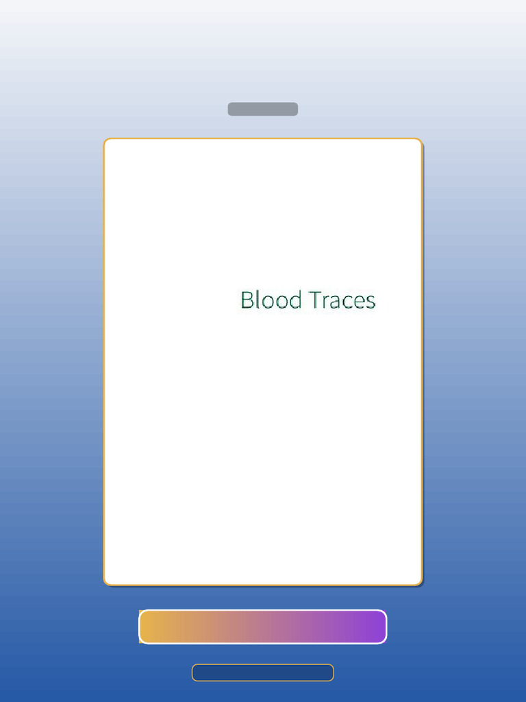 Test Bank for Blood Traces Interpretation of Deposition and ...