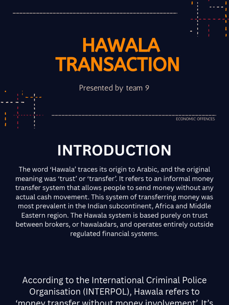 HAWALA TRANSACTION | PDF | Economies