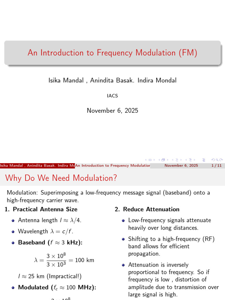 Frequency_Modulation | PDF | Frequency Modulation | Radio Wave
