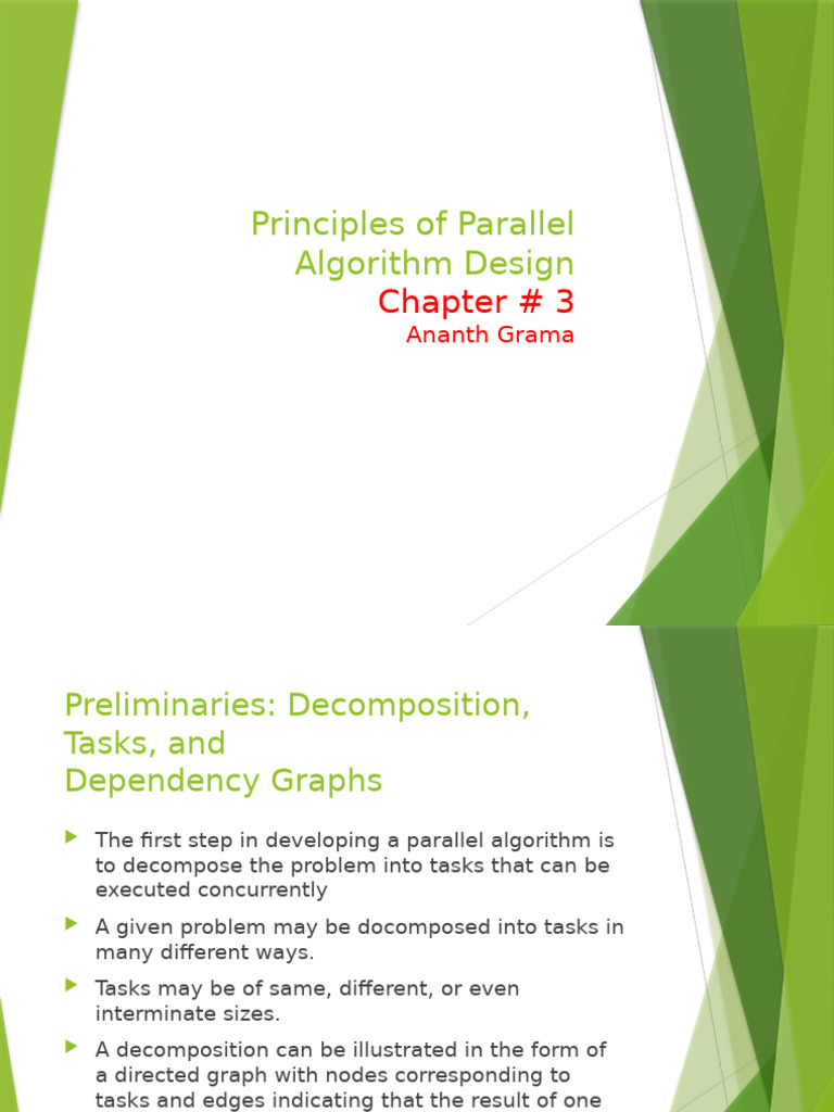3. Principles of Parallel Algorithm | PDF | Matrix (Mathematics ...