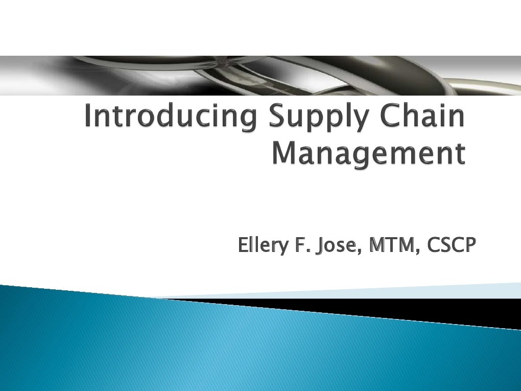 Ellery F. Jose, MTM, CSCP | PDF | Supply Chain | Inventory