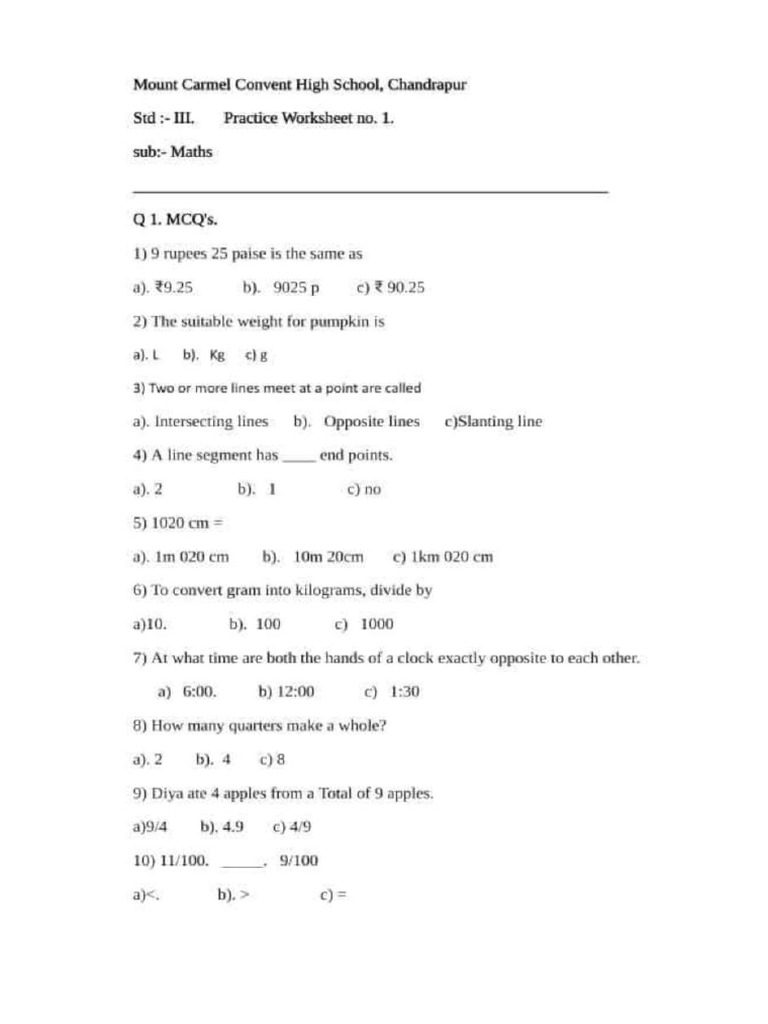 maths 1 | PDF