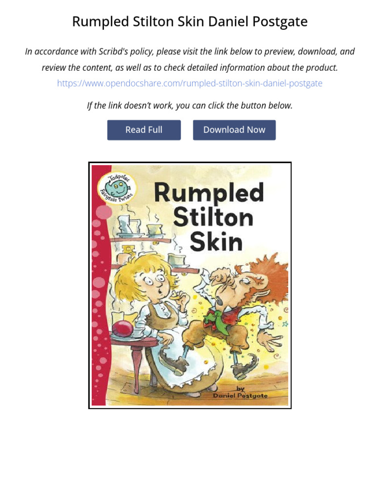 Rumpled Stilton Skin Daniel Postgate | PDF