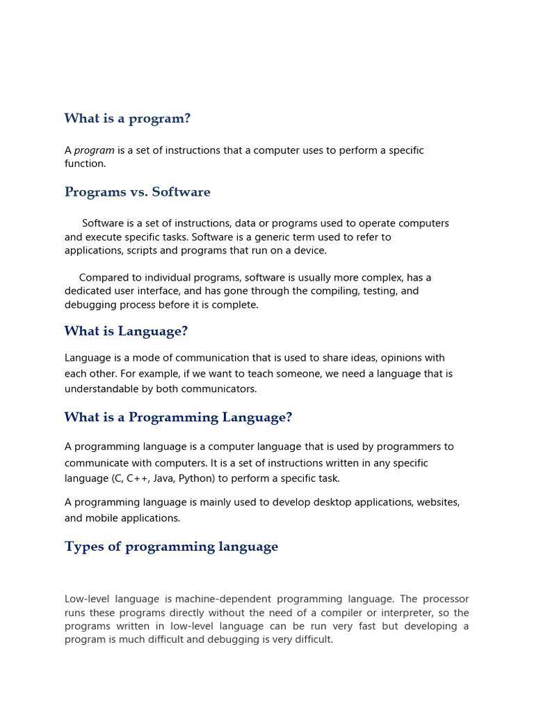 Pst Unit2 Ch3 | PDF | C (Programming Language) | Programming