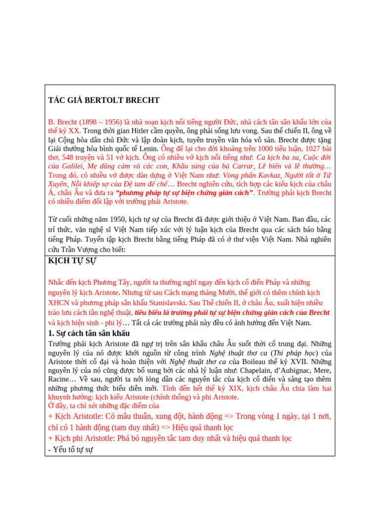 TÁC GIẢ BERTOLT BRECHT | PDF