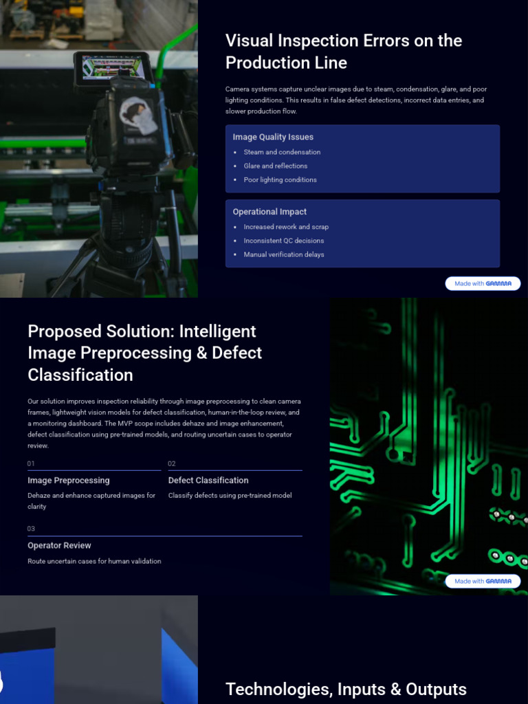 Visual Inspection Errors on the Production Line | PDF | Camera | Computing