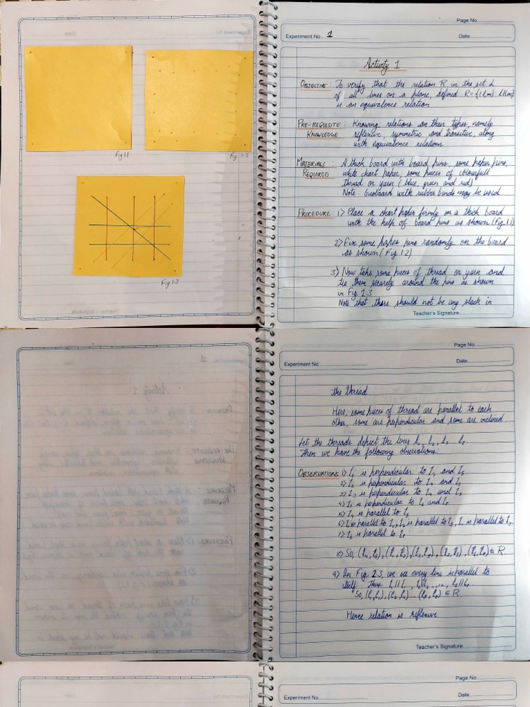 MATHS Prac File 1-3 Activities | PDF